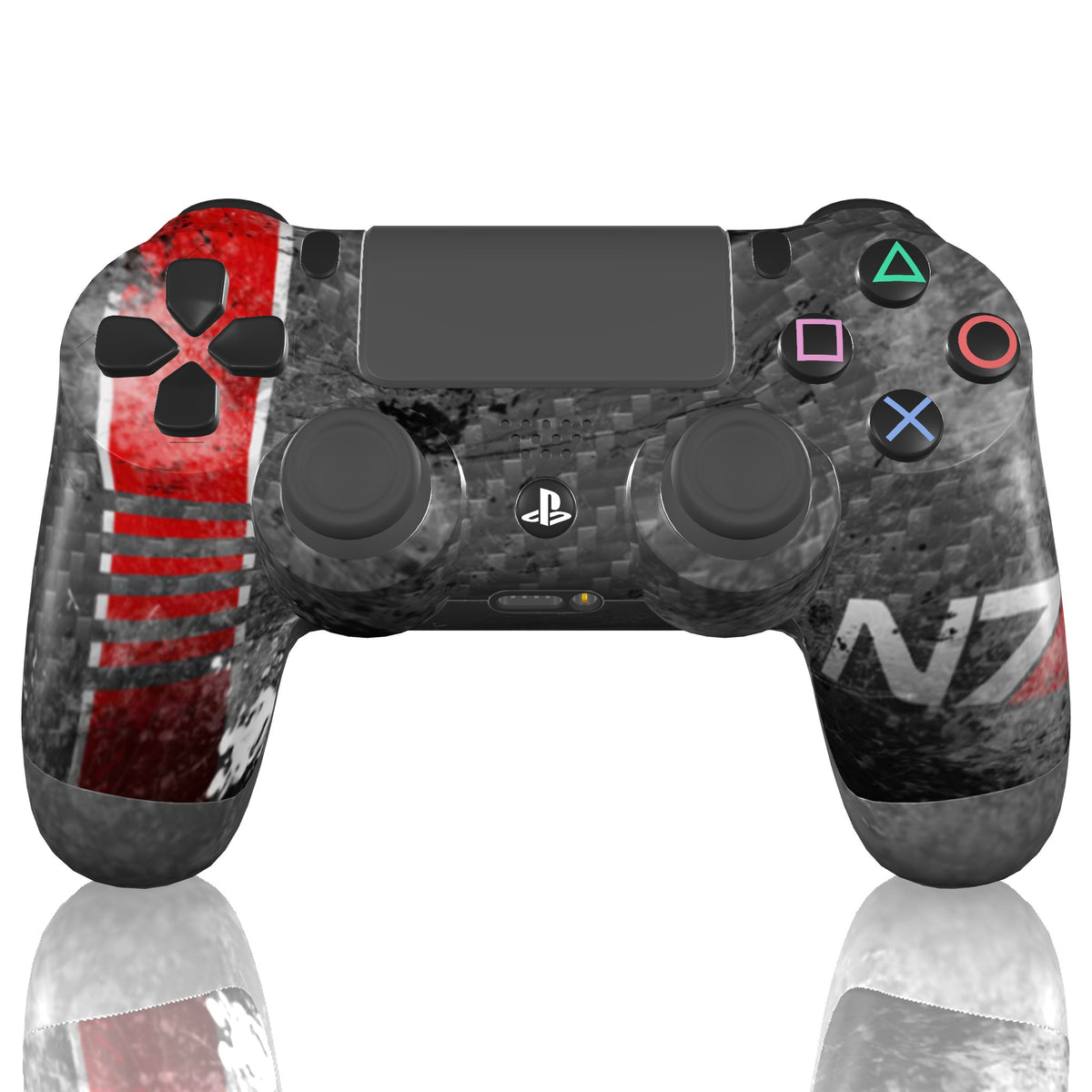 N7 Carbon – PS4 – Custom Controller | Controller Chaos