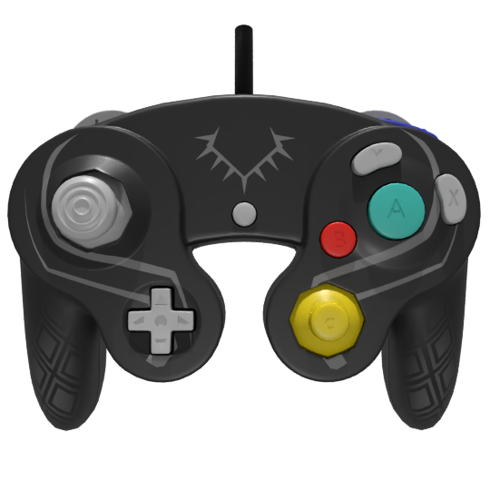 Black Panther – Gamecube – Custom Controller | Controller Chaos