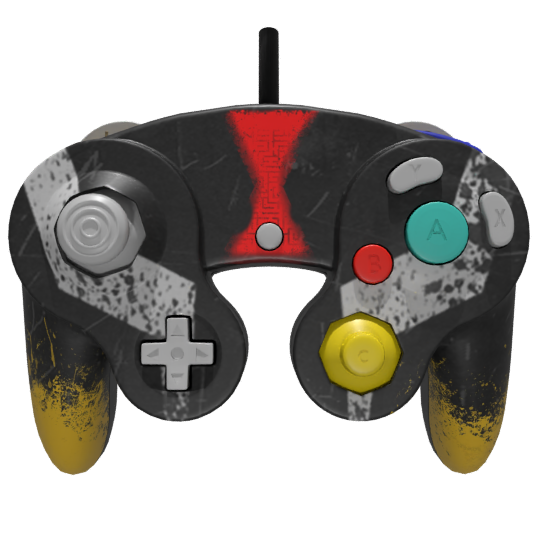 Black Widow – Gamecube – Custom Controller | Smash Brothers Ultimate | Controller Chaos