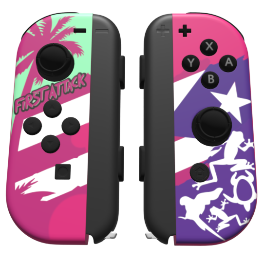 First Attack 2023 – Switch Joy-Con – Tournament Custom Controller – Controller Chaos