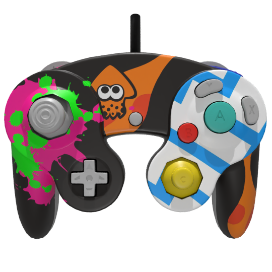 Inkling – Gamecube – Custom Controller | Smash Brothers Ultimate | Controller Chaos