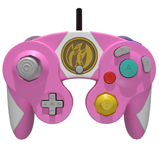 Morphin Time Pink – Gamecube – Custom Controller – Controller Chaos
