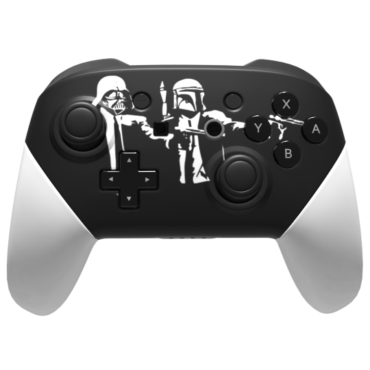 Pulp Galaxy – Switch Pro – Camo Custom Controller | Controller Chaos