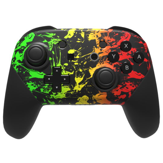 Rasta – Nintendo Switch Pro – Custom Controller | Controller Chaos