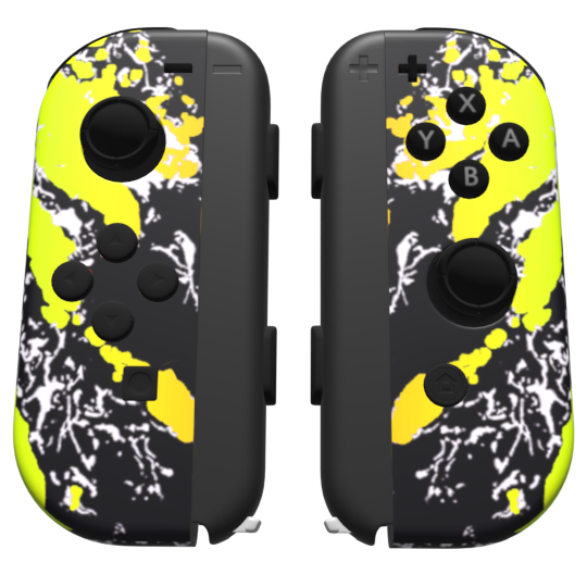 Rasta Splatter – Switch Joy-Con – Custom Controller | Controller Chaos