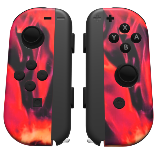 Red Inferno – Switch Joy-Con – Custom Controller | Controller Chaos
