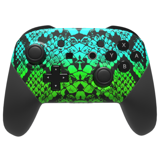 Snakeskin Fade – Switch Pro – Custom Controller | Controller Chaos