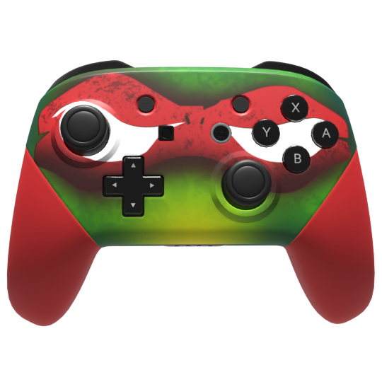 Turtle Power Raph – Switch Pro – Custom Controller | Controller Chaos