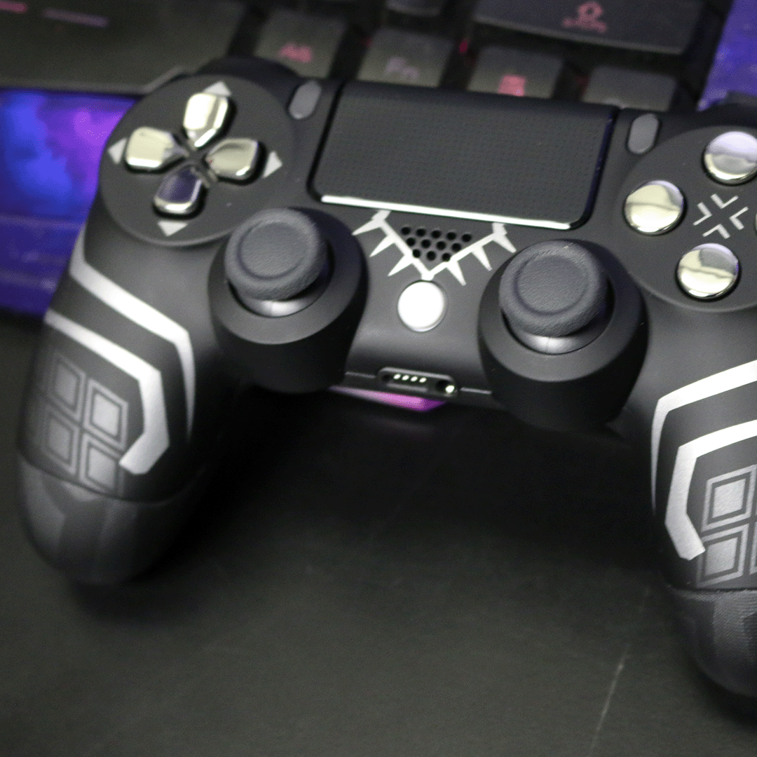 Black Panther – PS4 – Custom Controller | Controller Chaos