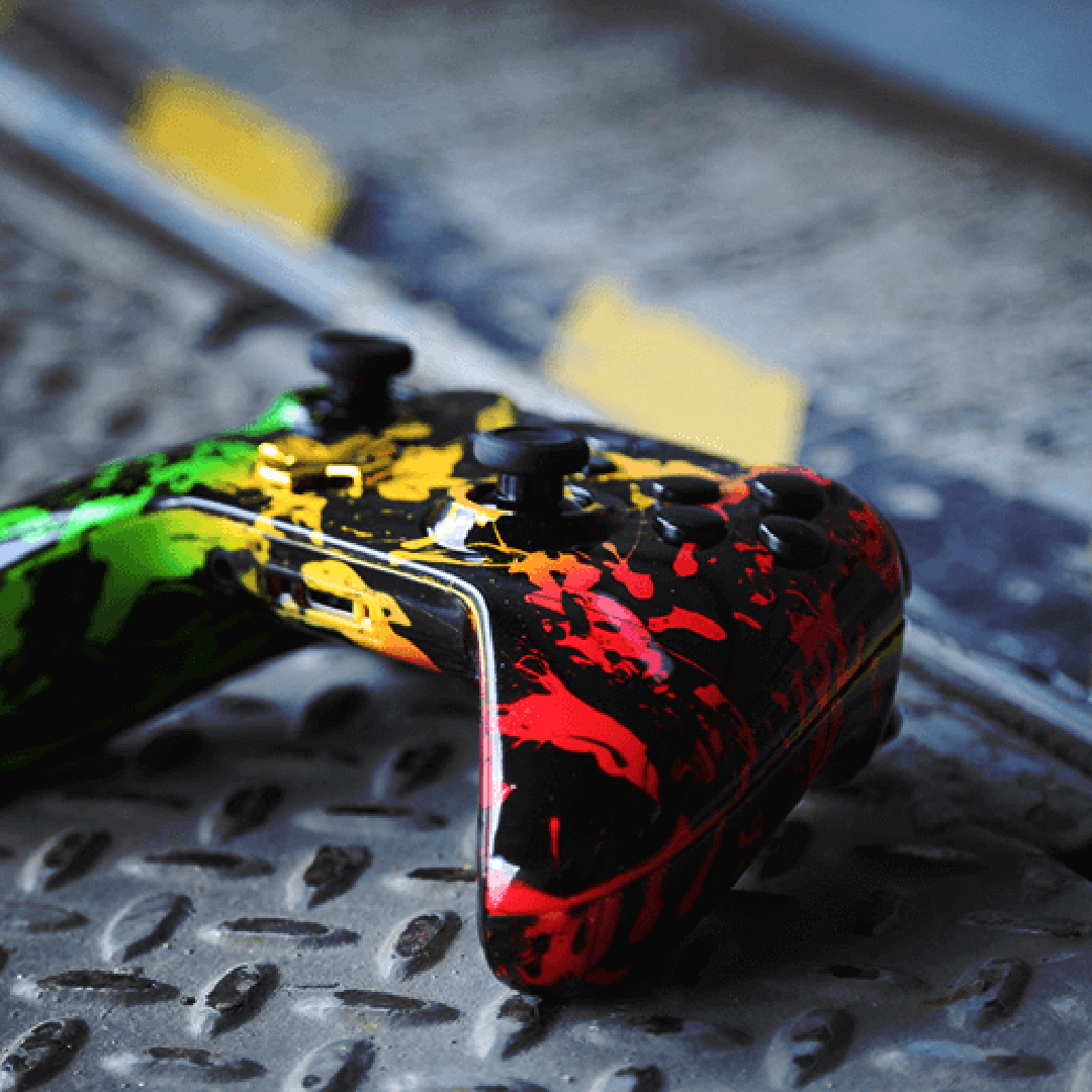 Rasta – Nintendo Switch Joy-Con – Custom Controller | Controller Chaos