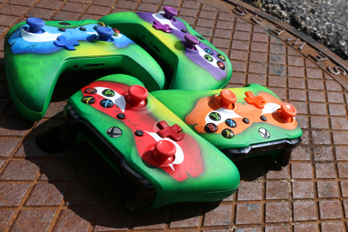 Turtle Power Mikey – PS5 – Custom Controller – Controller Chaos