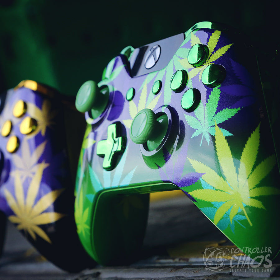 Purple Kush Camo – Switch Joy-Con – Custom Controller – Controller Chaos
