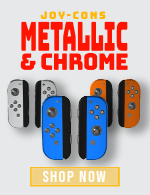 Nintendo Joy-Con - Custom Controller - Metallic & Chrome – Controller Chaos