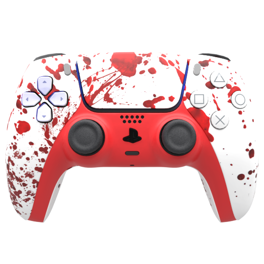 Blood Splatter – PS5 – Custom Controller | Controller Chaos
