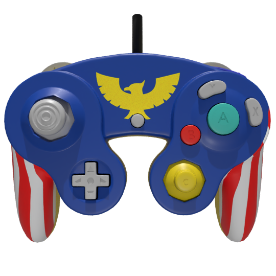 Captain Falcon – Gamecube – SSBU Custom Controller | Controller Chaos