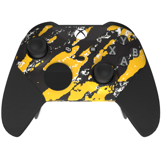 Chrome Gold Splatter – Xbox One Elite – Microsoft Custom Controller ...
