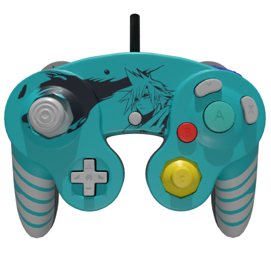Cloud – Gamecube – Custom Controller | Smash Brothers Ultimate ...