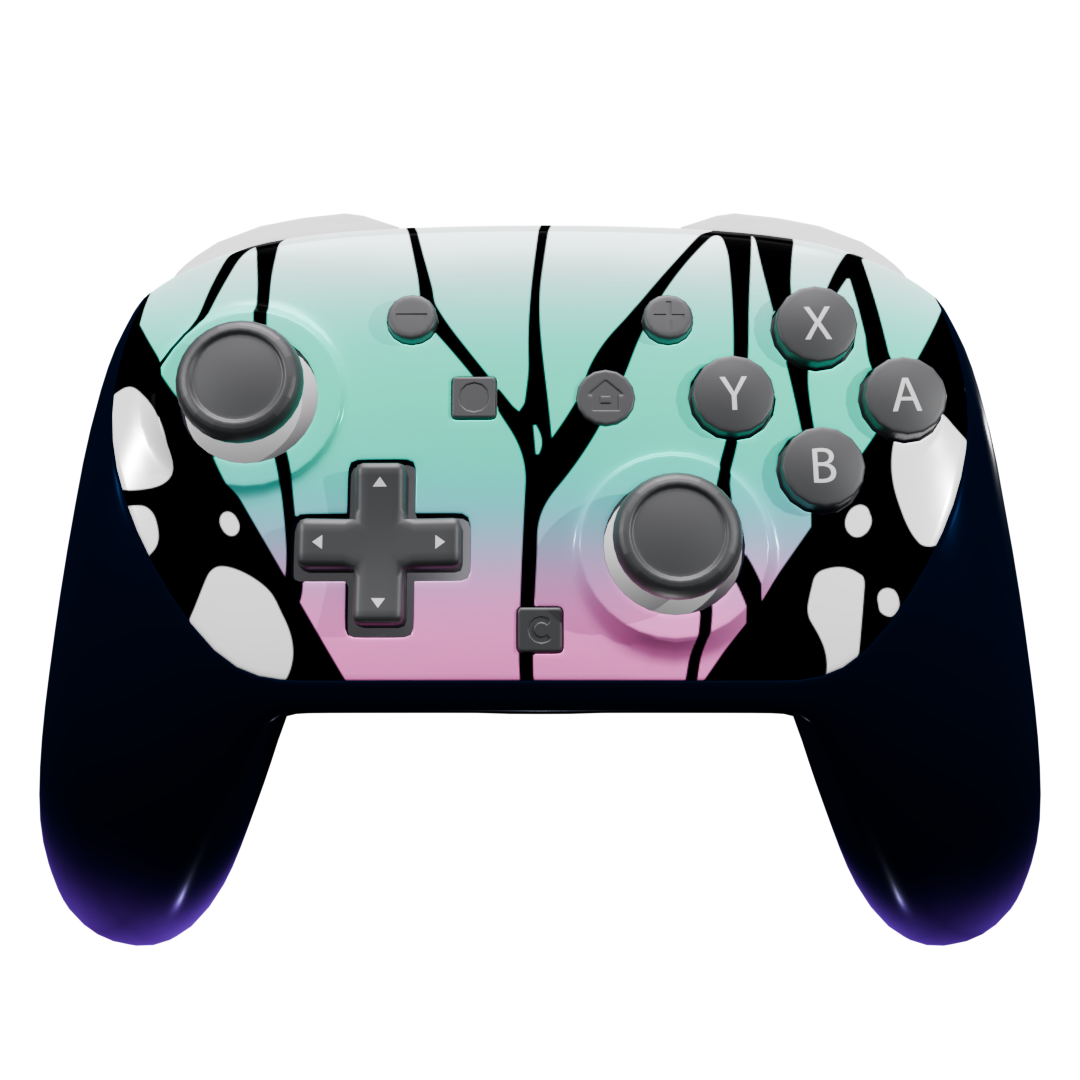 Shinobu– Nintendo Switch Pro 2 – Custom Controller | Controller Chaos