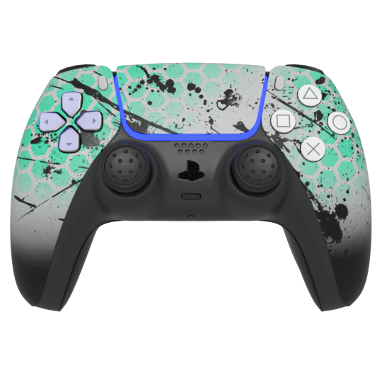 Emerald Hex – PS5 – Custom E Sports Controller | Controller Chaos