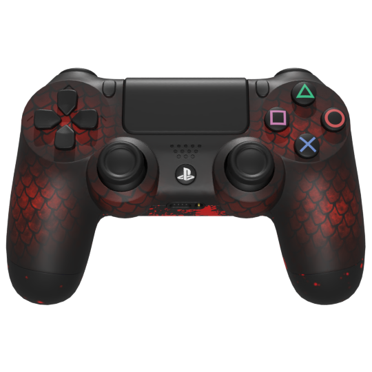 Fire Dragon – PS4 – Custom Controller | Controller Chaos