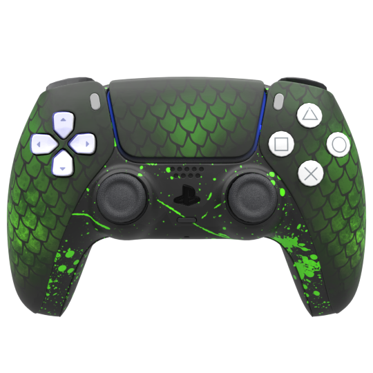 Forest Dragon – PS5 – Custom Controller | Controller Chaos Shell Only