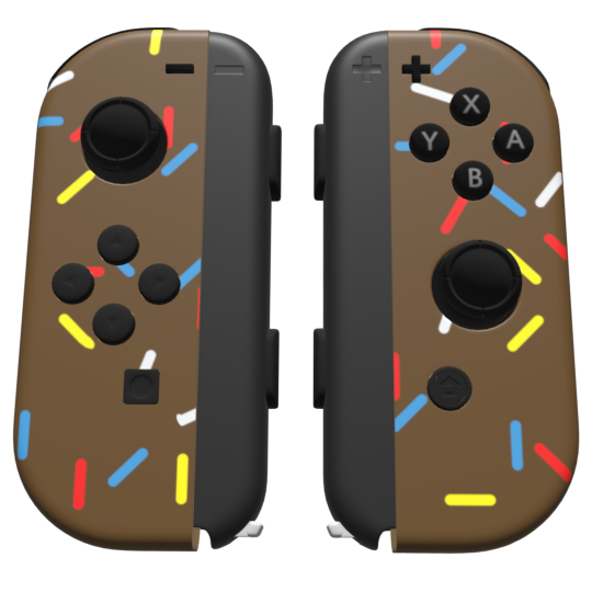 Glazed Fresh Chocolate Donut – Switch Joy-Con – Custom Controller ...