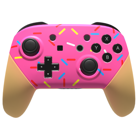 Glazed Fresh Donut – Switch Pro – Custom Controller – Controller Chaos