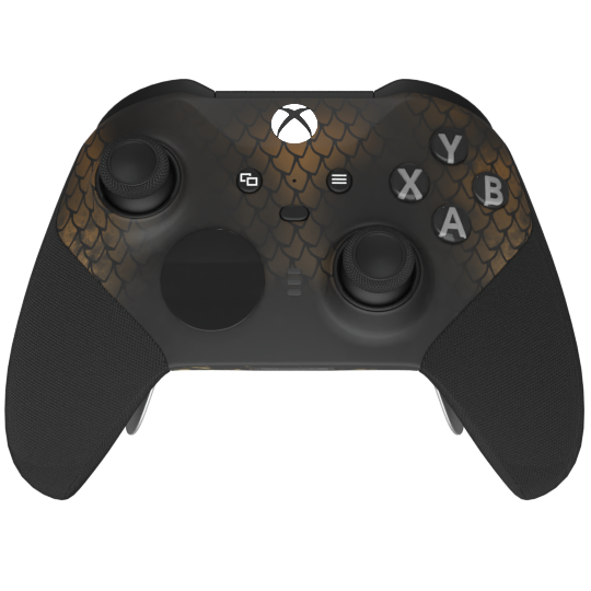 Golden Dragon – Xbox One Elite – Custom Controller | Controller Chaos