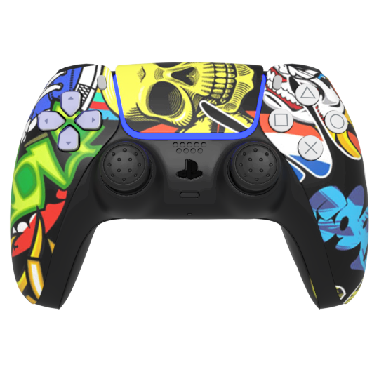 Graffiti Bomb – PS5 – Custom E Sports Controller | Controller Chaos