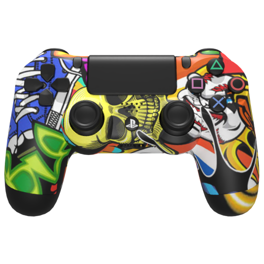 Graffiti Bomb – PS4 – Custom Controller | Controller Chaos