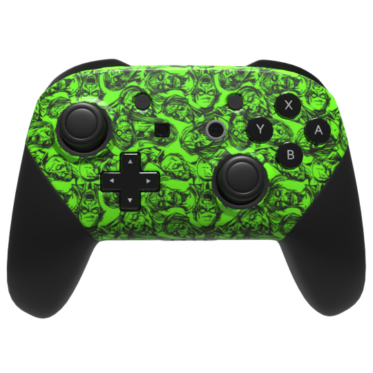 Green Zombies – Switch Pro – Custom Controller | Controller Chaos