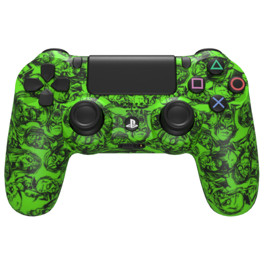 Green Zombies – PS4 – Custom Controller | Controller Chaos