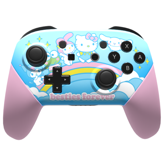 Kitty Friendship – Nintendo Switch Pro – Anime Custom Controller ...
