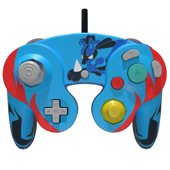 Lucario – Gamecube – Custom Controller | Smash Brothers Ultimate ...