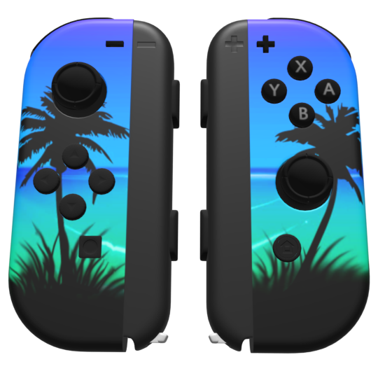 Moonlight Oasis – Switch Joy-Con – Custom Controller |Controller Chaos