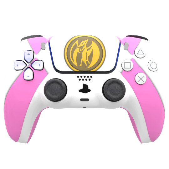 Morphin Time Pink – PS5 – Custom Controller – Controller Chaos