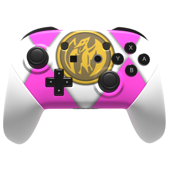 Morphin Time -Pink – Nintendo Switch Pro – Custom Controller ...