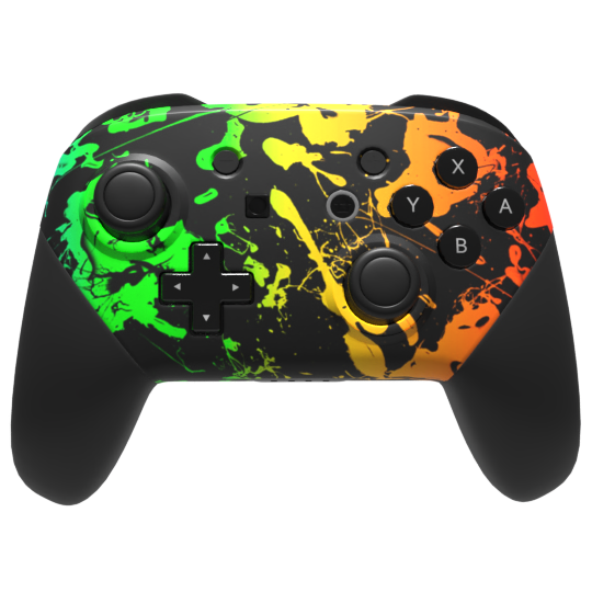 Neon Plunge – Switch Pro – Custom Controller | Controller Chaos