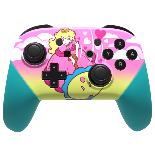 Princess Peach – Nintendo Switch Pro – Custom Smash Controller ...