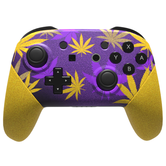 Purple Kush Camo – Switch Pro – Custom Controller – Controller Chaos