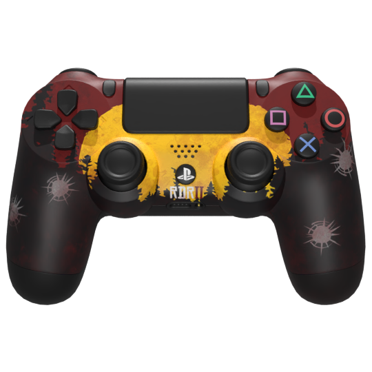 Red Revolver – PS4 – Custom Controller | Controller Chaos