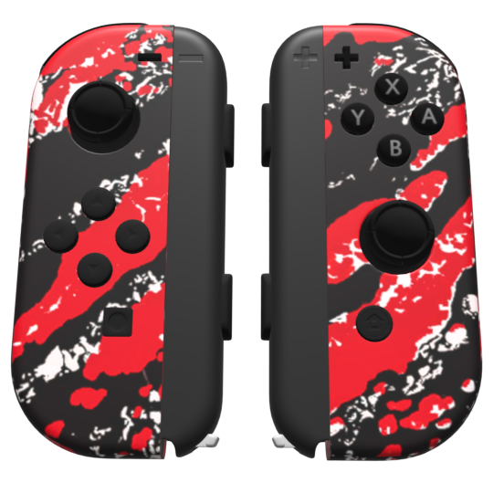 Red Splatter – Switch Joy-Con – Custom Controller | Controller Chaos
