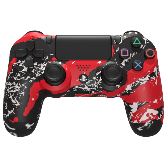Red Splatter – PS4 – Custom Controller | Controller Chaos