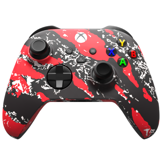 Red Splatter – Xbox Series X | One S – Custom Controller – Controller Chaos