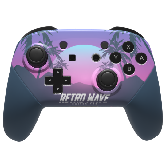 Retrowave – Switch Pro – Custom Controller | Controller Chaos