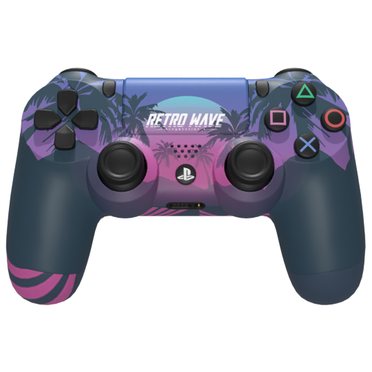 Retrowave – PS4 – Custom Controller | Controller Chaos