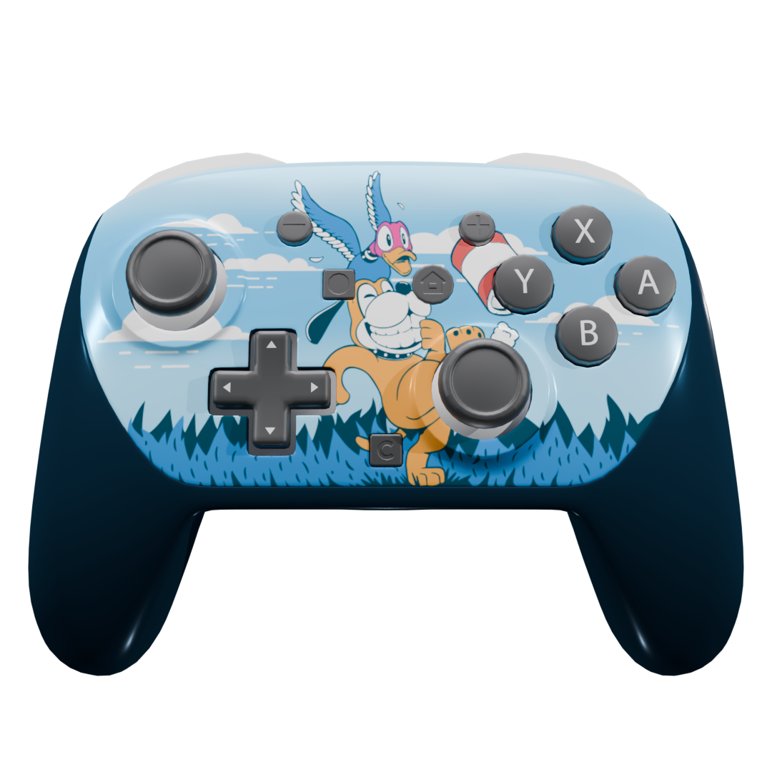 Duck Hunt – Nintendo Switch Pro 2 – Custom Controller | Controller Chaos