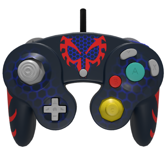 Spider 2099 – Gamecube – Custom Controller | Smash Brothers Ultimate | Controller Chaos