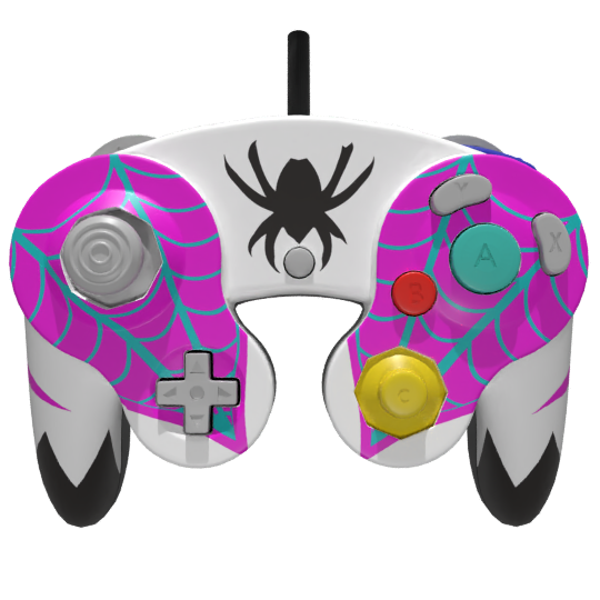 Spider Gwen – Gamecube – Custom Controller | Controller Chaos