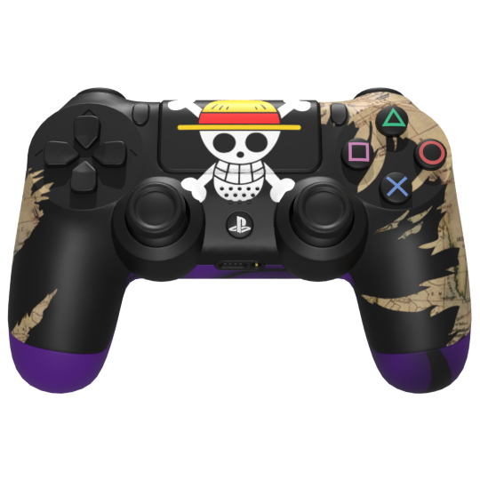 Straw Hat Pirate – PS4 – Anime Custom Controller – Controller Chaos
